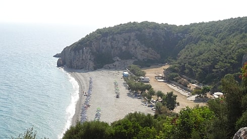 Plaże na Samos